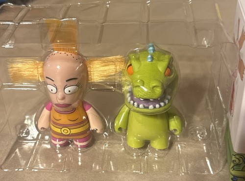 NEW 3" Rugrats Cynthia & Reptar 2 pack Nickelodeon Vinyl Figures ...