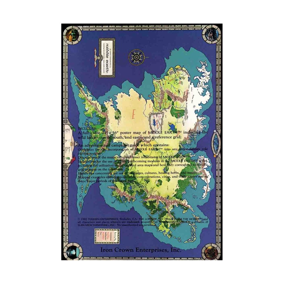 ICE MERP 1st Ed Campaign and Adventure Guidebook for Middle Earth, A VG | eBay