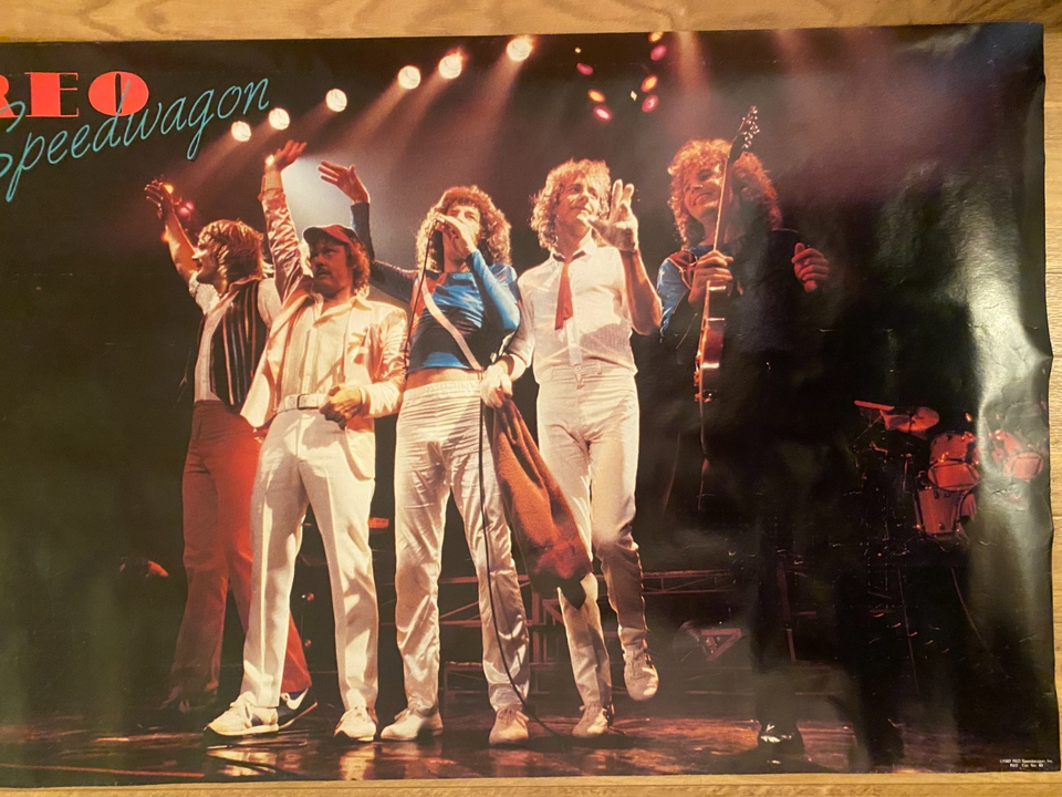 REO Speedwagon TWO Posters Vintage - Never Framed 21 X 32 and 23 X 35.5 ...