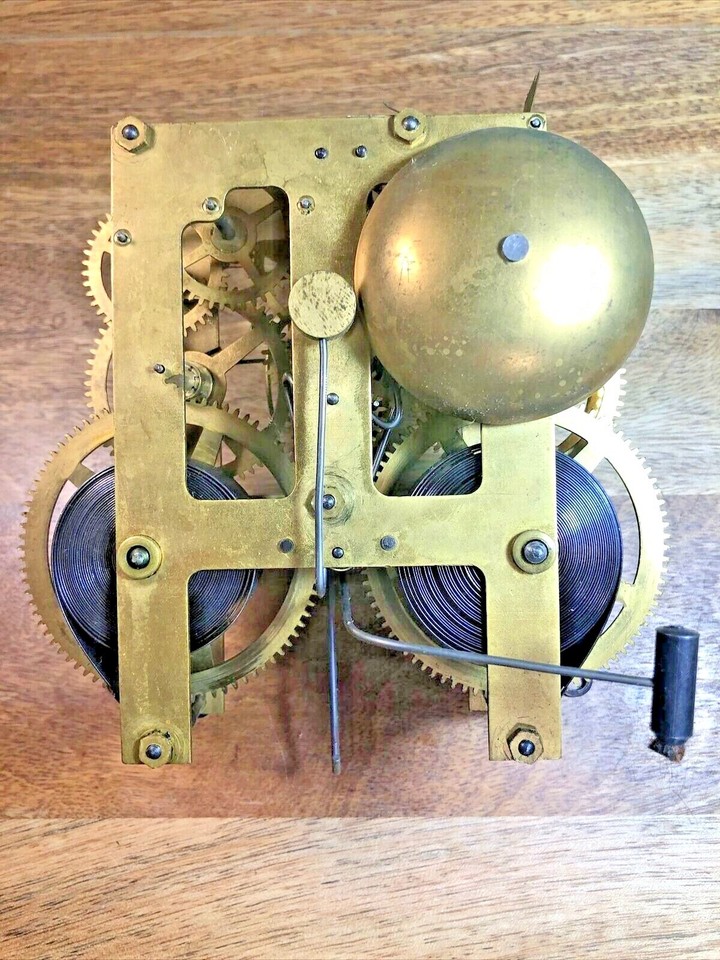 Ingraham (Stamped 7 01) Clock Pendulum Rod and Spring (See Pics To ID ...