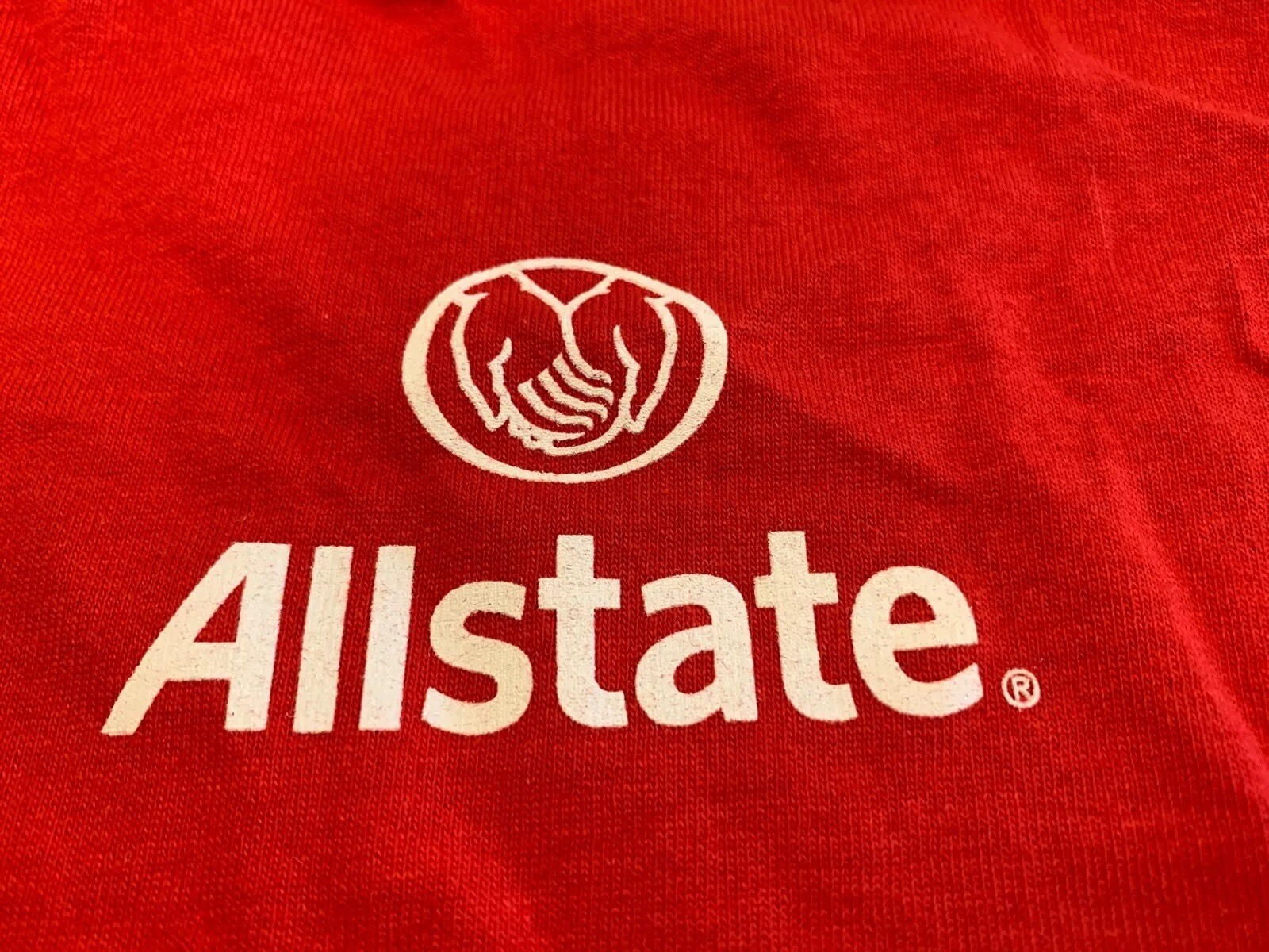Football Season Is Mayhem Men's Red Allstate Tee Shirt Size XL - New | eBay
