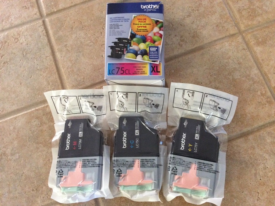 LC75CL XL color BROTHER ink Printer MFC J835DW J825DW J625DW J435DW ...