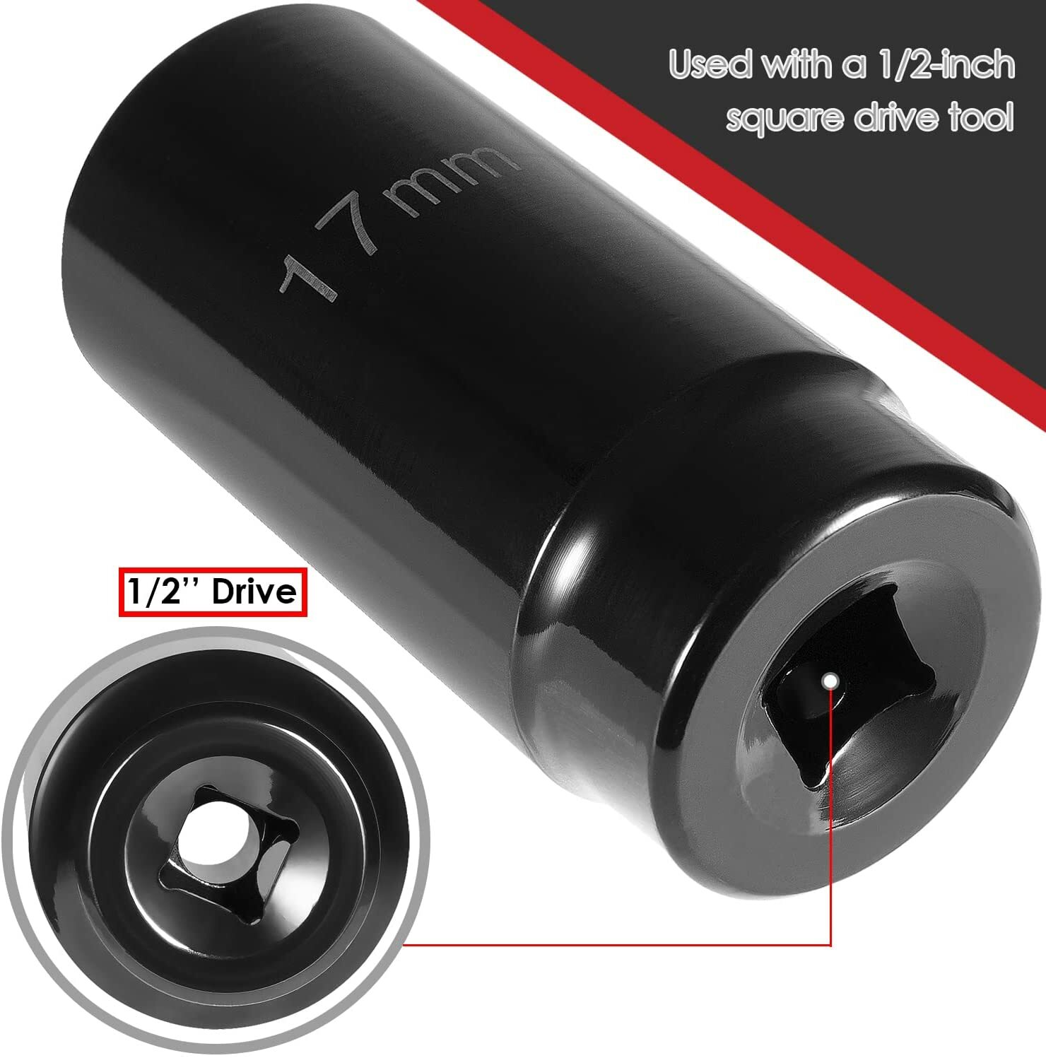 17MM 21MM 22M 27MM Harmonic Balancer Socket Set, Crank Bolt Socket ...