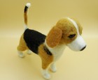 Collectible cute Puppy beagle dog Eco Toy handmade wool Soft doll ...