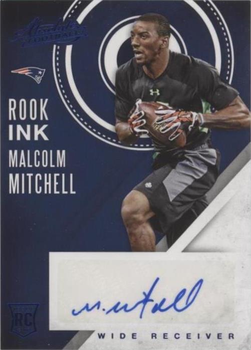 2016 Panini Absolute - ROOK Ink Malcolm Mitchell #35 Blue (AU, RC) for ...