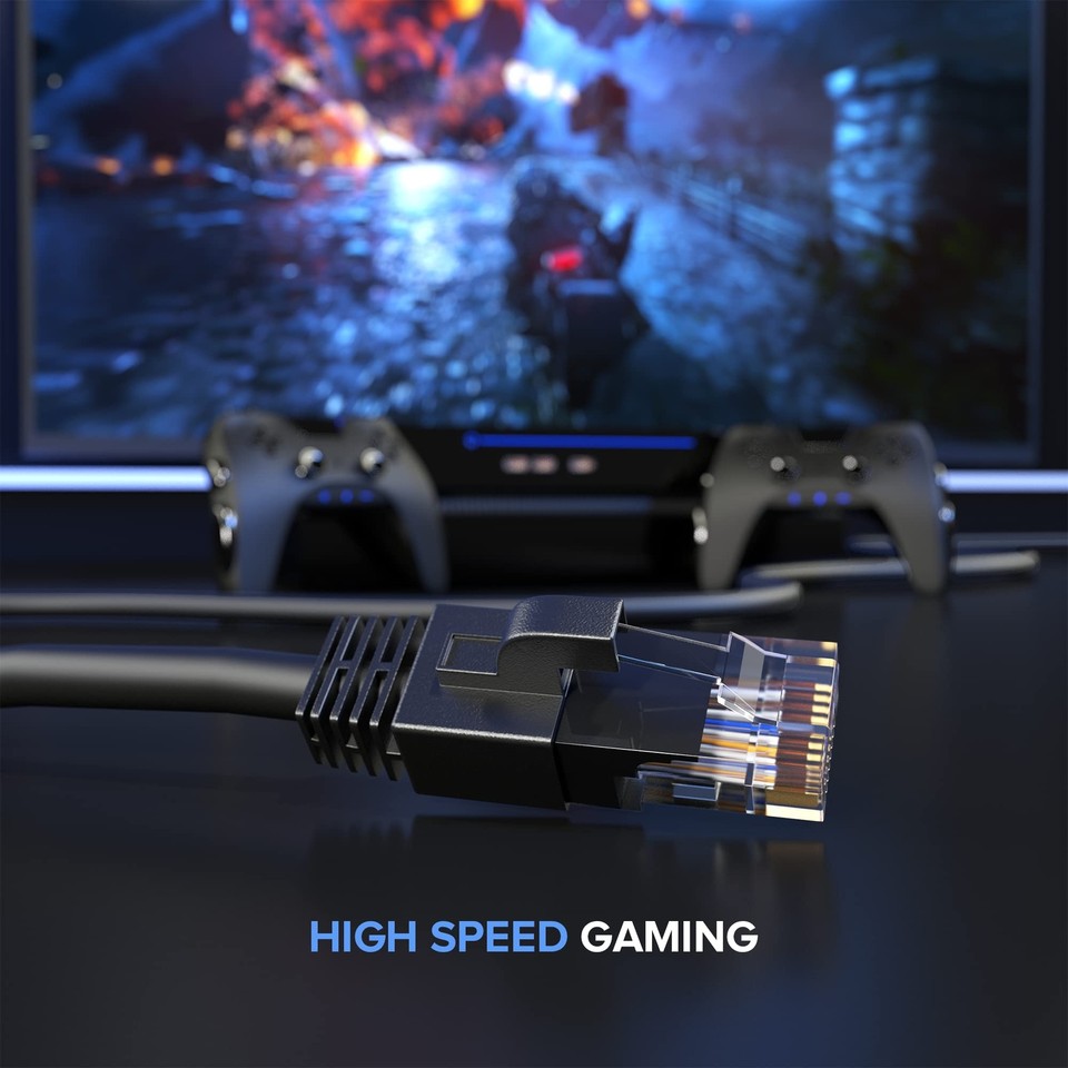 Ethernet Cable 150 Ft Cat6 High Speed Internet Network Lan Cable Cord ...