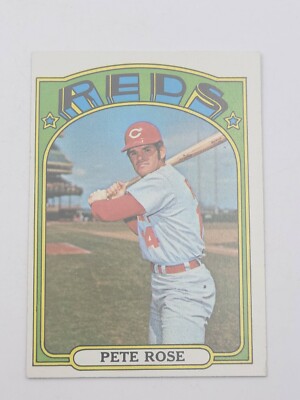 Pete Rose 1972 Topps Baseball Vintage MLB Reds HOF #559 Hall of Fame | eBay