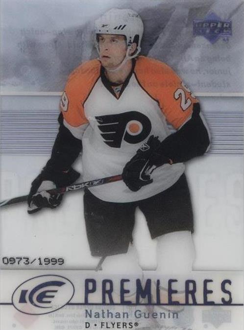 2007-08 Upper Deck Ice - Ice Premieres Nate Guenin #111 /1999 (RC) for ...