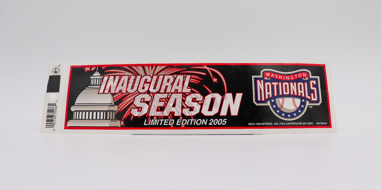 2005 MLB Washington Nationals Inaugural Season Bumper Sticker | eBay