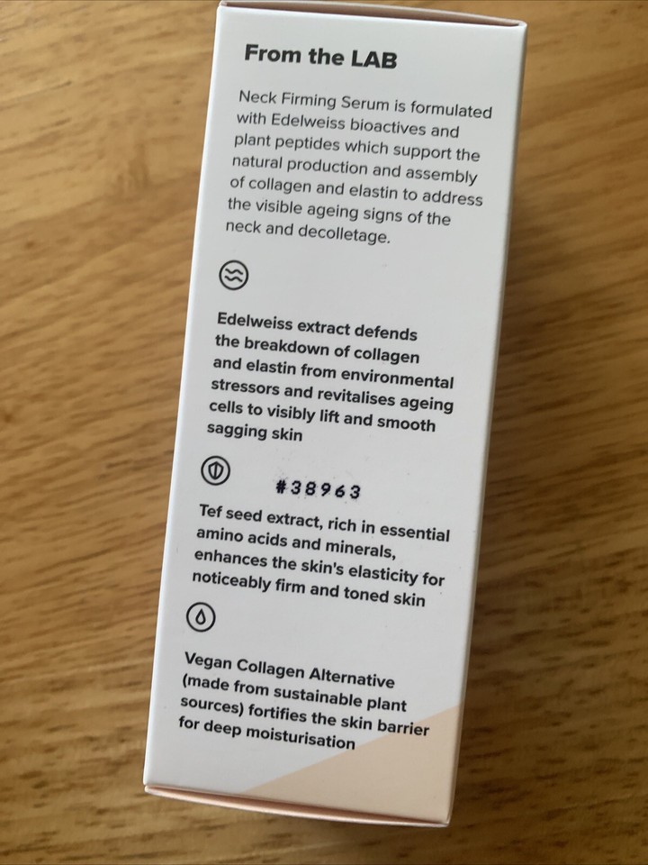 Boost Lab Edelweiss Neck Firming Serum 30ml Brand New In Box Tighten ...