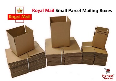 SHIPPING CARDBOARD BOXES POSTAL MAILING GIFT PACKET SMALL PARCEL ...