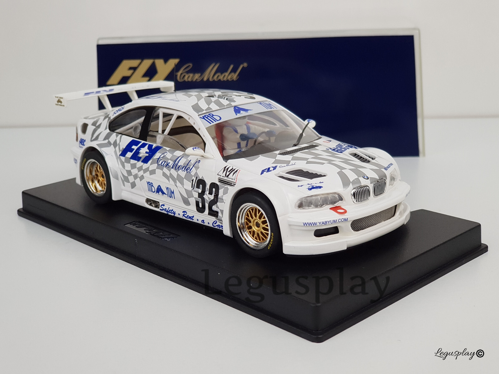 Fly BMW M3 GTR Toy Fair Barcelona 2002 Slot Car 1/32 A288 Flyslot 88024 ...