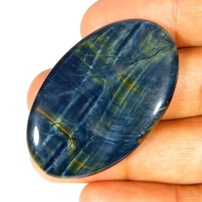 Excellent 54.50Cts. Natural Multi Tiger Eye Oval Cabochon Loose ...