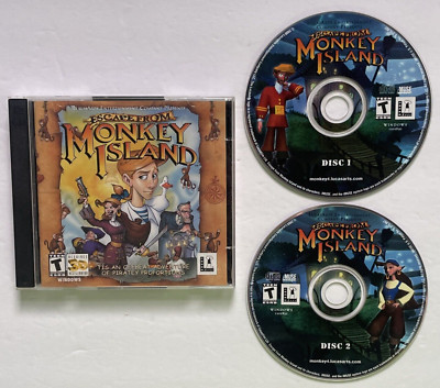 Escape From Monkey Island PC CD-ROM Game LucasArts - MINT DISCS | eBay