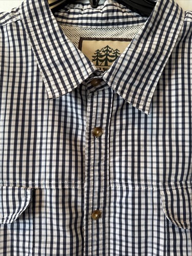 Tall Woods Men's Element Wear button up Fishing Shirt Vent Back 4XL ...