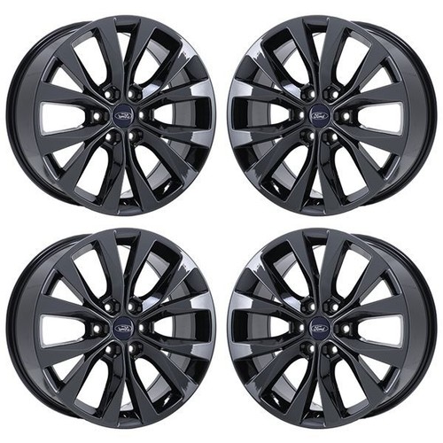 20" FORD F-150 PVD BLACK CHROME WHEELS-C RIMS FACTORY OEM 10003 ...
