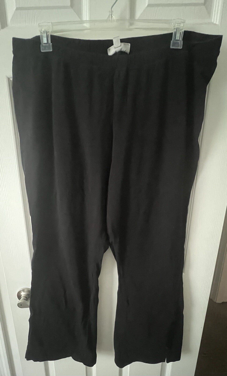 Woman Within Pull On Knit Pants Black Lot Of 2 2X 26/28 Everyday Knit ...