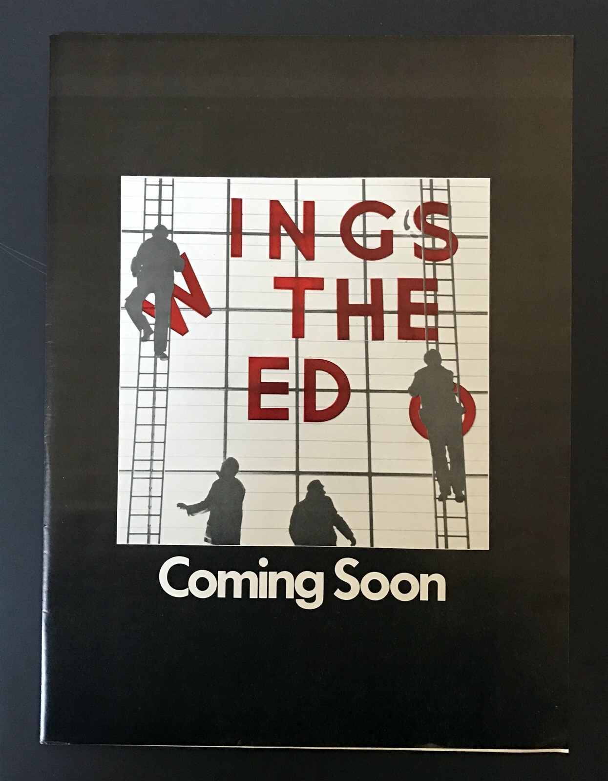 Wings Speed Of Sound Coming Soon Preview 1976 Short Print Poster Type ...