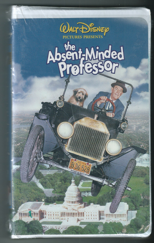 🔥 Walt Disney’s: The Absent-Minded Professor (VHS, 1997, Made In 1961 ...