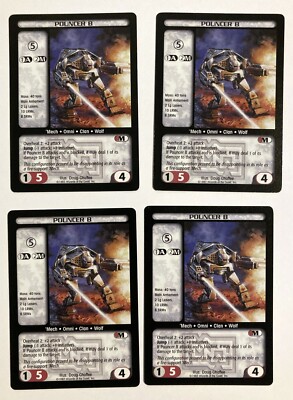 Pouncer B (4) Battletech CCG Mechwarrior 'Mech | eBay