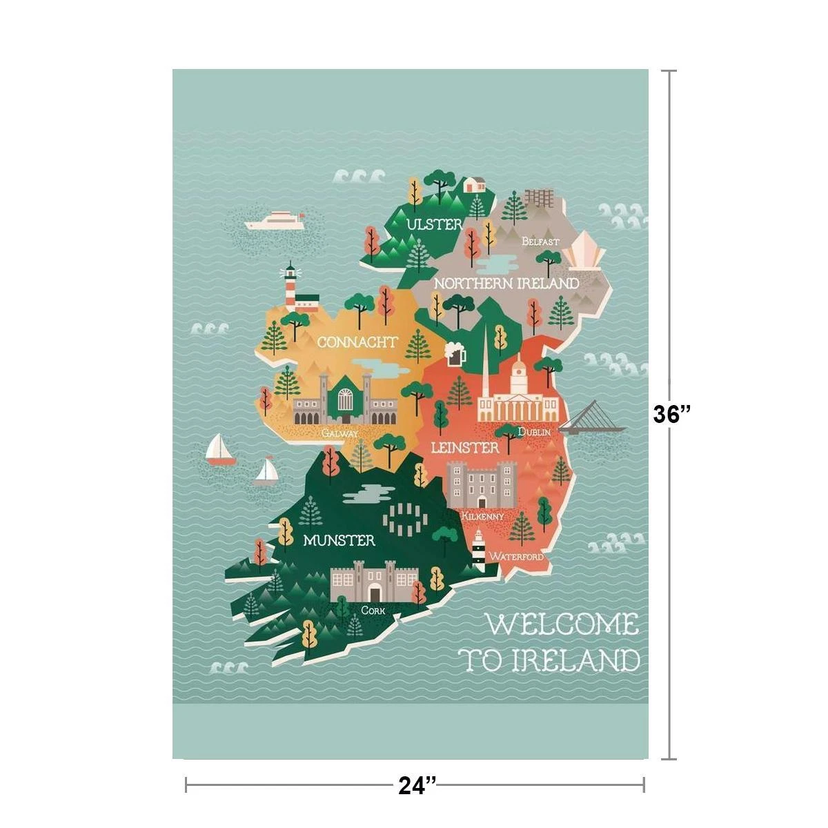 Ireland Travel Map