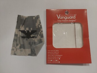 US Army Colonel ACU Rank (Sew on) for Helmet SUBDUED by Vanguard | eBay