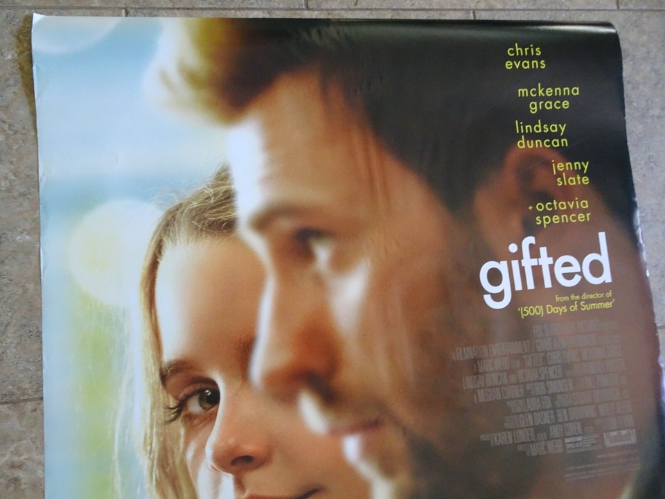 Gifted - Movie Poster with Chris Evans, Mckenna Grace and Octavia ...