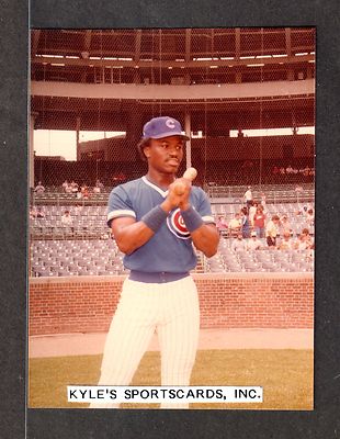 Mel Hall CHICAGO CUBS UNSIGNED 3-1/2 x 4-3/8 COLOR ORIGINAL SNAPSHOT ...