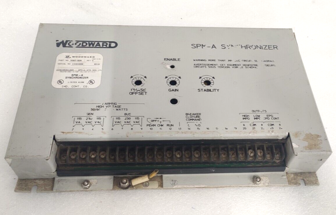WOODWARD 9907-028 REV E SPM-A SYNCHRONIZER MODULE 9907-028 | eBay