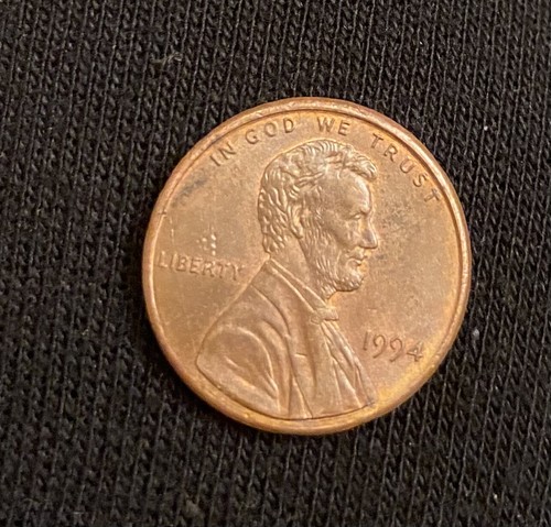1994 Penny Errors No Mint Mark, DDO, Close AM, Die Crack Across Liberty ...
