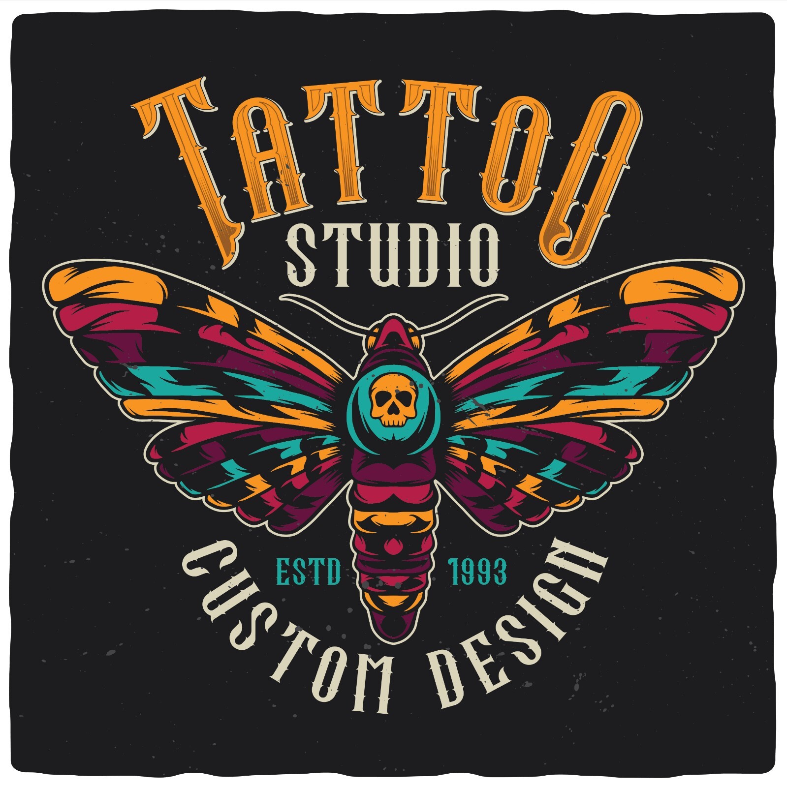 Tattoo Studio Vinyl Sticker Decal - 3 Pack | eBay