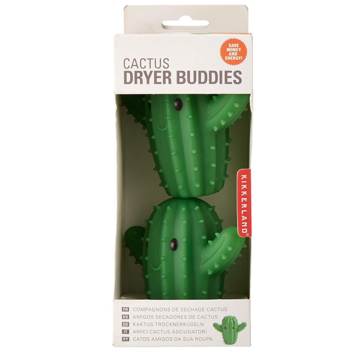 Kikkerland Set of Two Cactus Dryer Buddies Laundry Novelty Homeware ...