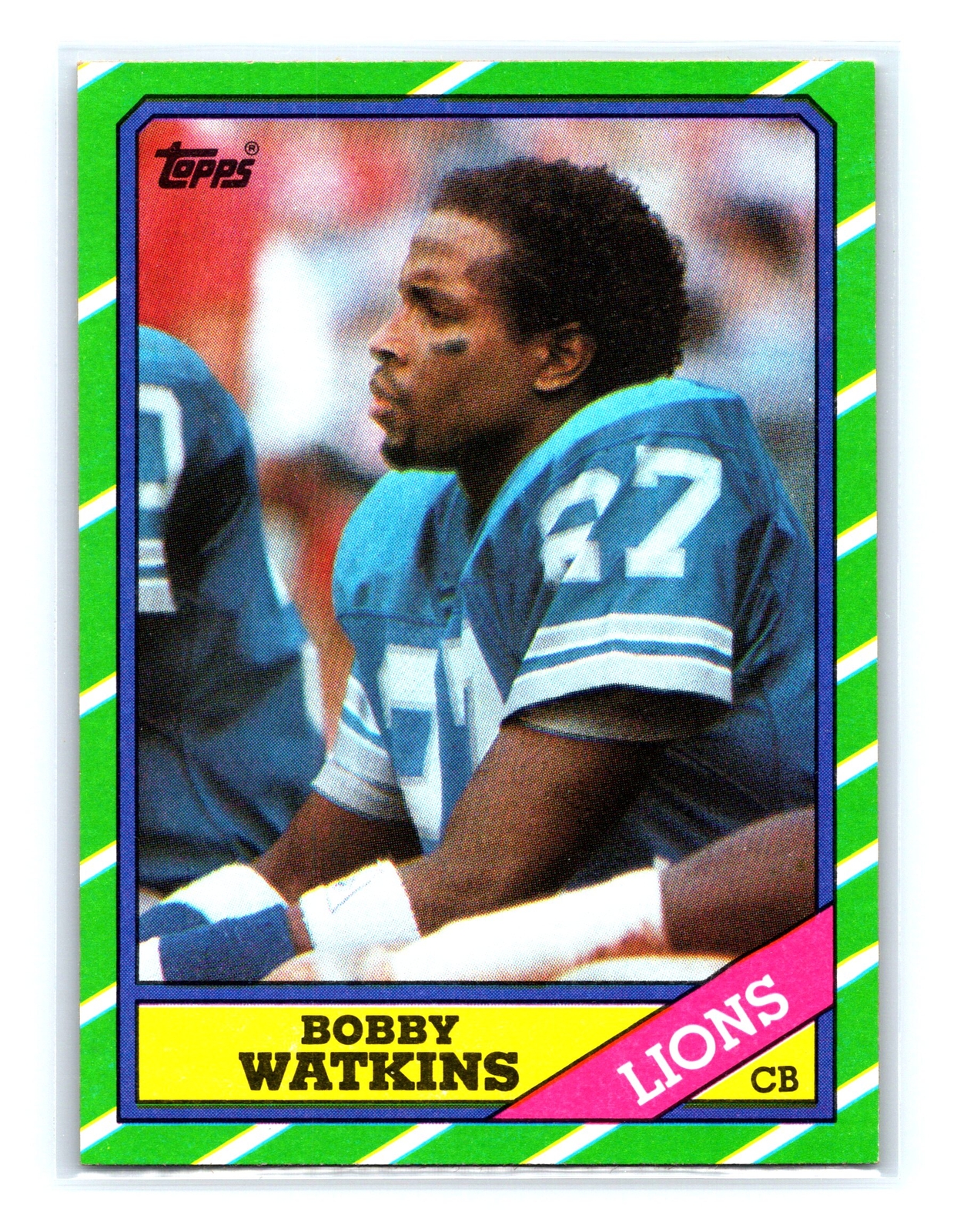 1986 Topps Football #253 Bobby Watkins Detroit Lions | eBay
