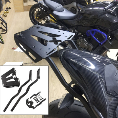 Black Motorcycle Luggage Rack Rear Carrier Bracket For Kawasaki Z900 ...