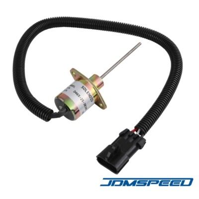12V Shut Off Solenoid Fit For Kubota 25-38109-05Z 25-38109-05S 25-38109 ...