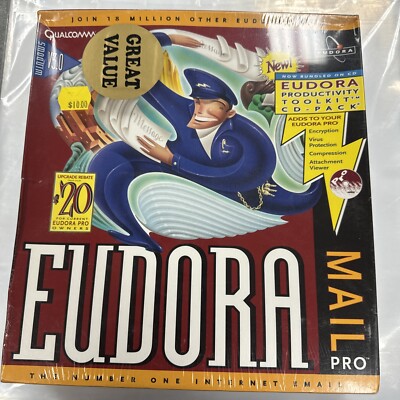 Eudora Mail Pro - V3.0 For Windows - Brand New Old Stock - Sealed Box ...