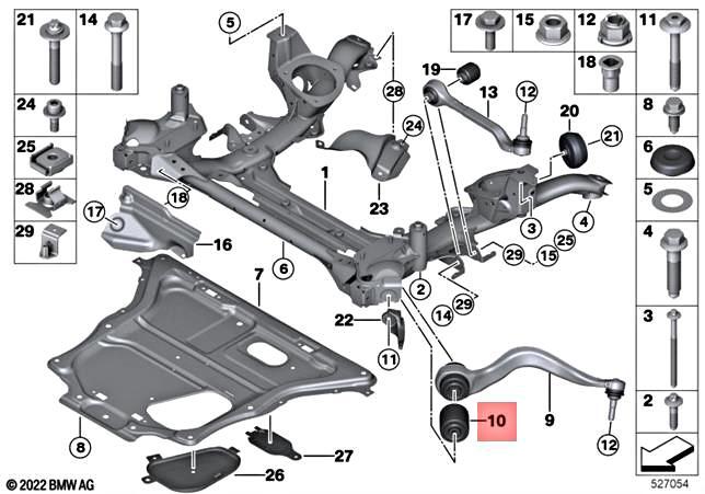 Genuine BMW F20 F21 F22 F23 F30 F31 F32 F33 F34 F35 Hydrobearing ...