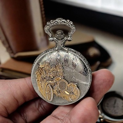 J.S. James Becket London 1640 Pocket Watch with Vest-Belt Snake Chain ...