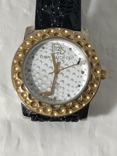 Elgin Wilson Prestige Golf Watch - Dimples on bezel - Golf Club Watch ...