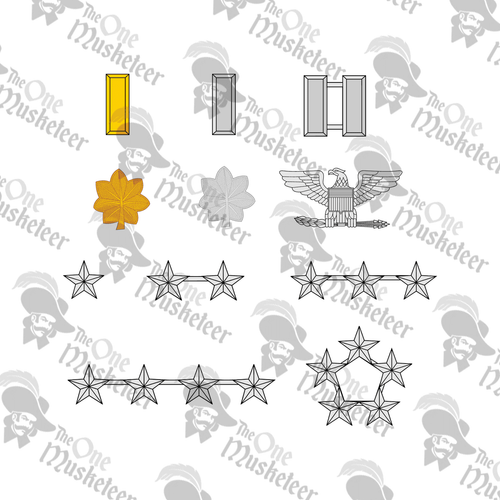 AIR FORCE OFFICERS RANK INSIGNIA- DECAL, QUALITY 3M VINYL | eBay