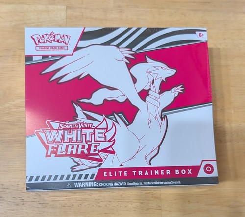 🤍 Pokemon TCG Scarlet & Violet White Flare Elite Trainer Box ETB SEALED ...