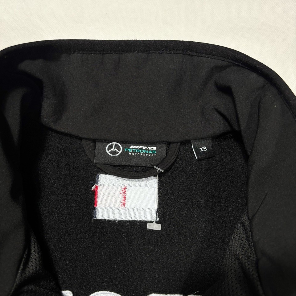 Mercedes Benz AMG Petronas F1 x Tommy Hilfiger Black Soft Shell Full ...
