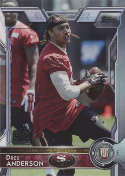 2015 Topps - Rookie Dres Anderson #449 Nfl 50th Super Bowl (RC) for ...