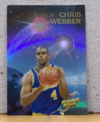 BASKETBALL CARD CHRIS WEBBER GOLDEN STATE WARRIORS RISING STARS TSC ...