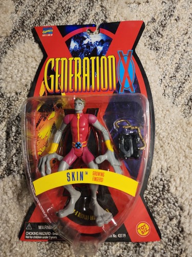 ToyBiz Marvel X-Men Generation X, Skin 6" Action Figure 1995 New ...