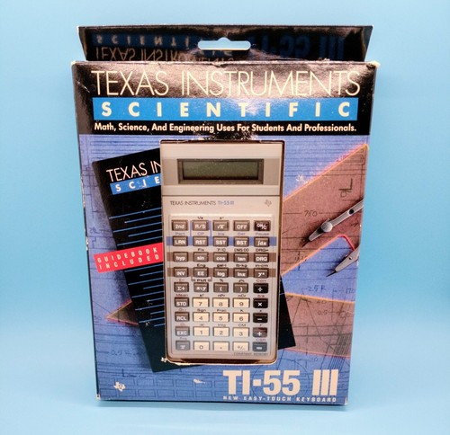 Texas Instruments TI-55 III Scientific Calculator New Open Box | eBay