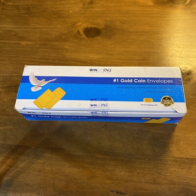 WIN PAQ #1 Gold Coin Envelopes 28lb 500 Pieces | eBay