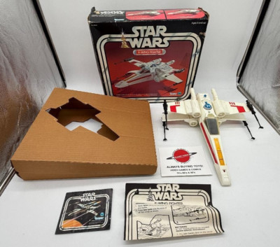 1978 X-Wing Fighter Complete with Box & Insert Vintage Star Wars Kenner ...