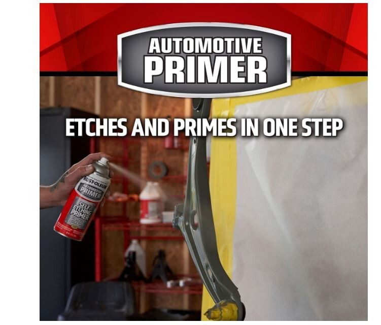 Rustoleum Self Etching Primer (3 - Spray Cans) 12 Oz Formula Stops Rust ...