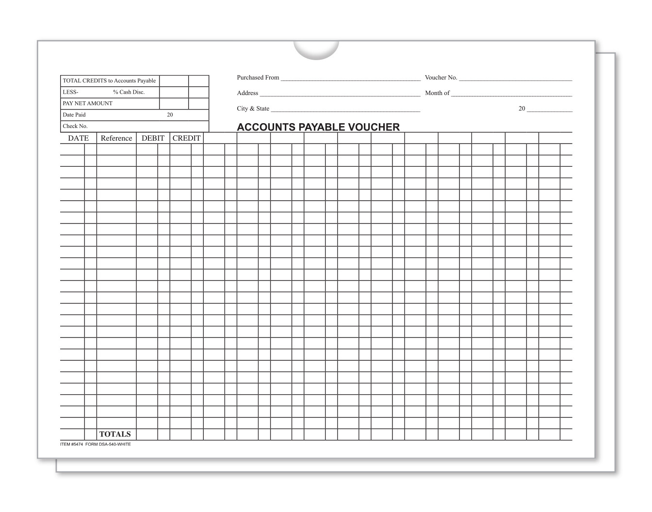 Accounts Payable Forms 9 x 12 Envelopes General Accounting Style 100 ...